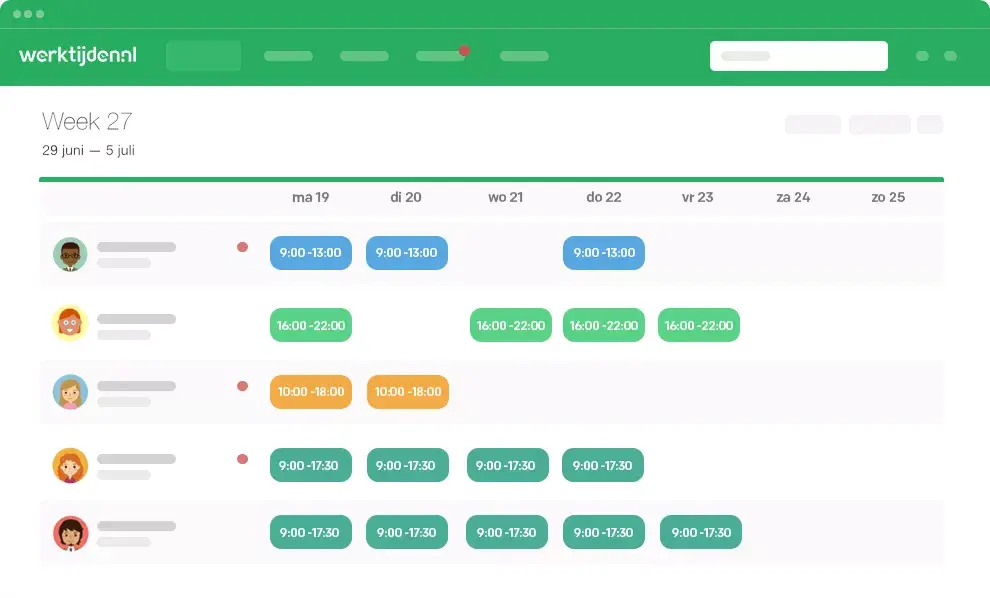 Efficiënt Bedrijfsrooster Maken | Planning App Voor Teams